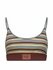 Топ FENDI Striped ribbed top, размер 40