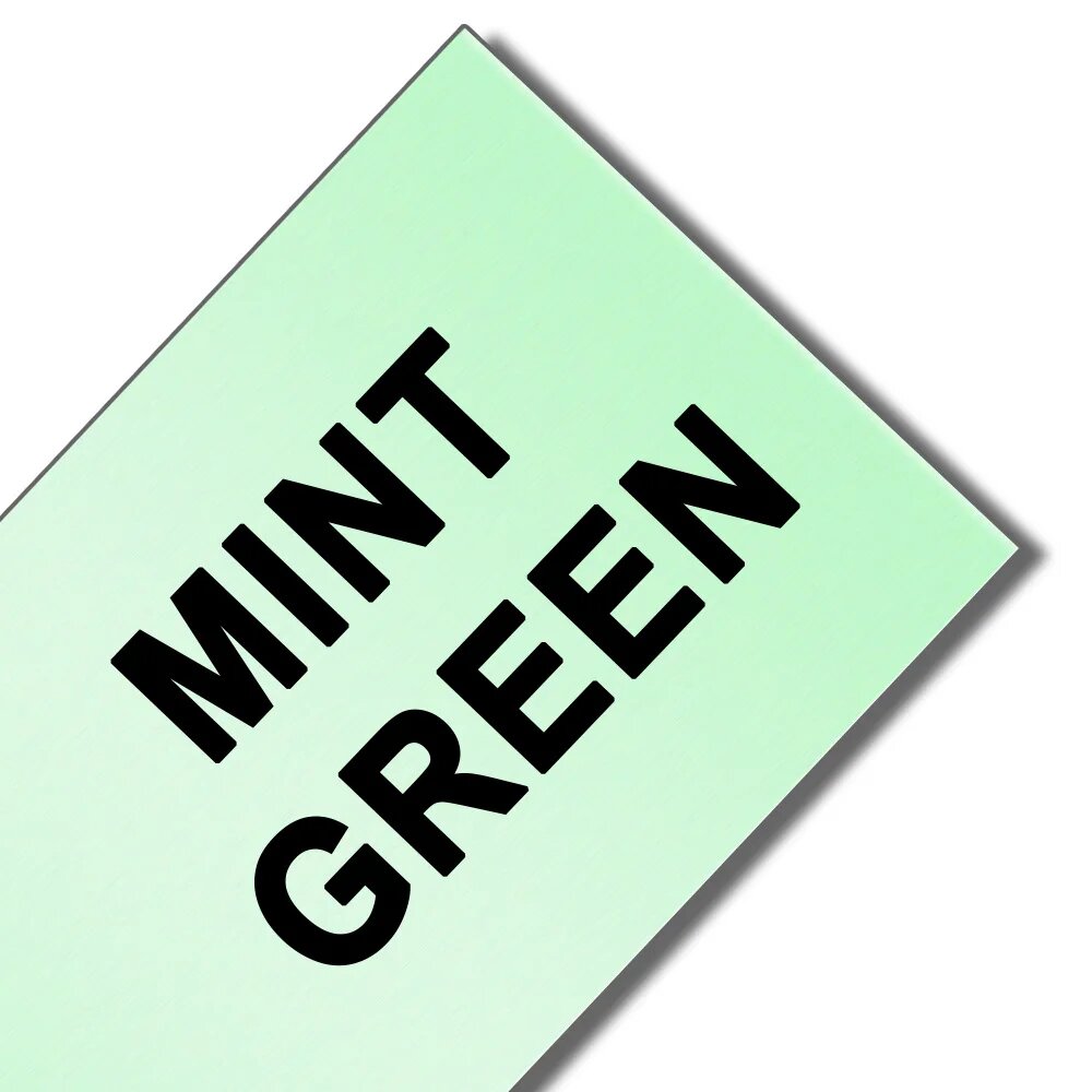 Лента для этикеток MarkField черная на прозрачном/черном на белом Зеленый, Black Mint Green, 12 мм