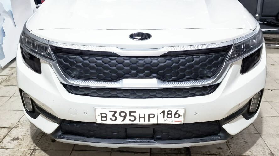 Утеплитель радиатора Экономия топлива Kia Seltos Киа Селтос (2019- н. в.) Радар