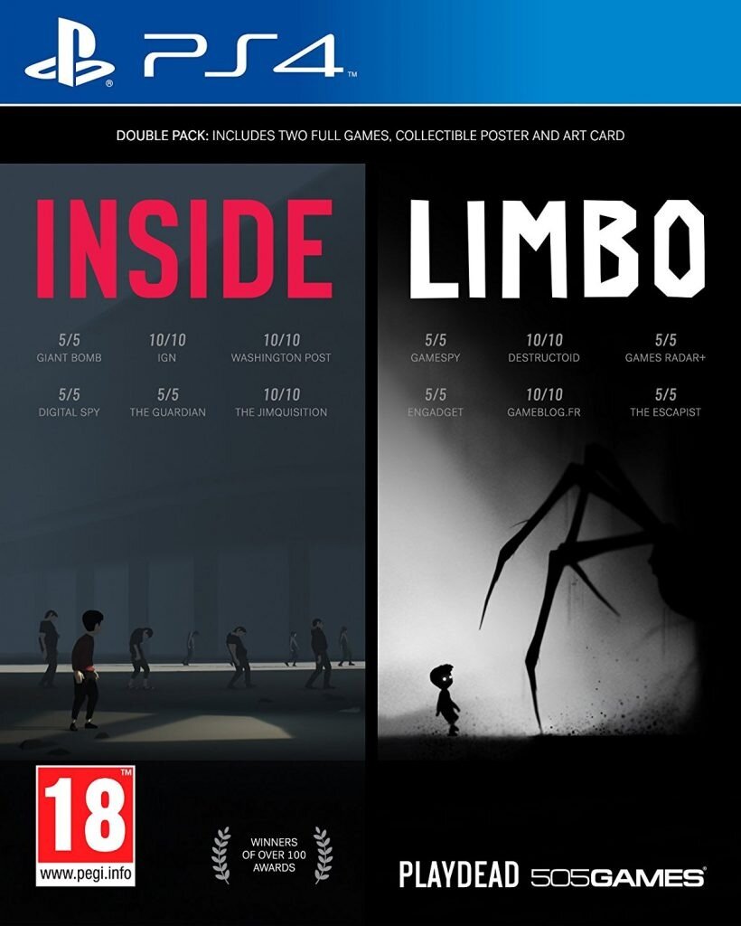 Inside / Limbo Double Pack [PS4, русские субтитры]