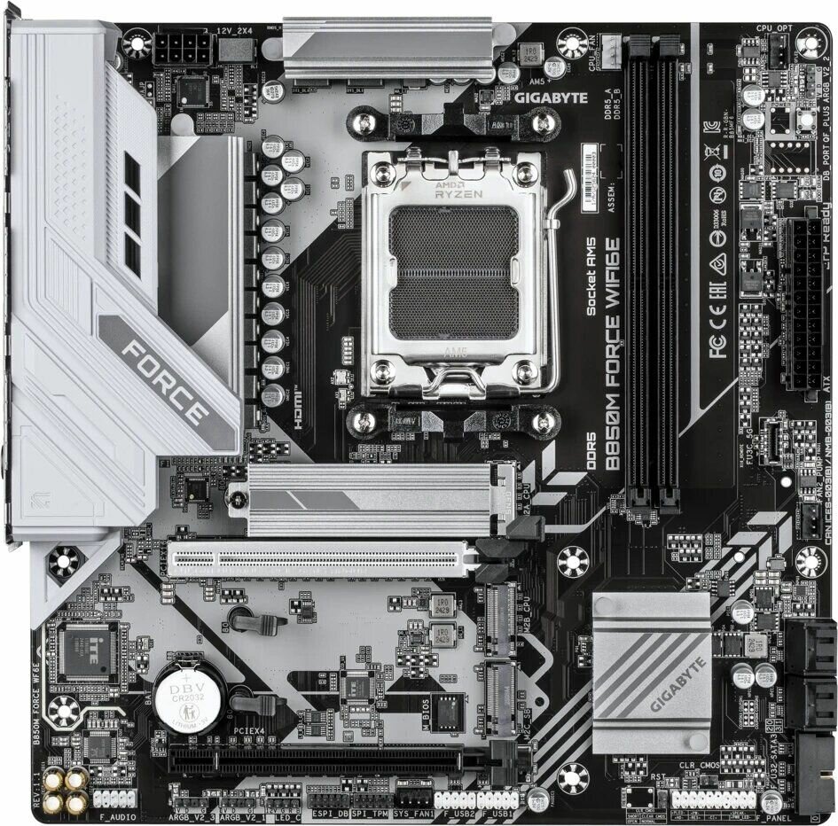 Материнская плата Gigabyte B850M FORCE WF6E (AM5, mATX)