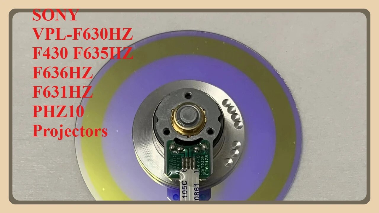 Флуоресцентное цветовое колесо для проекторов YDLAMPS VPL-F630HZ