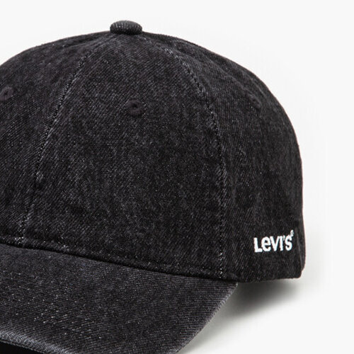 Бейсболка Levi's для мужчин, размер Ф, черный — фото 1