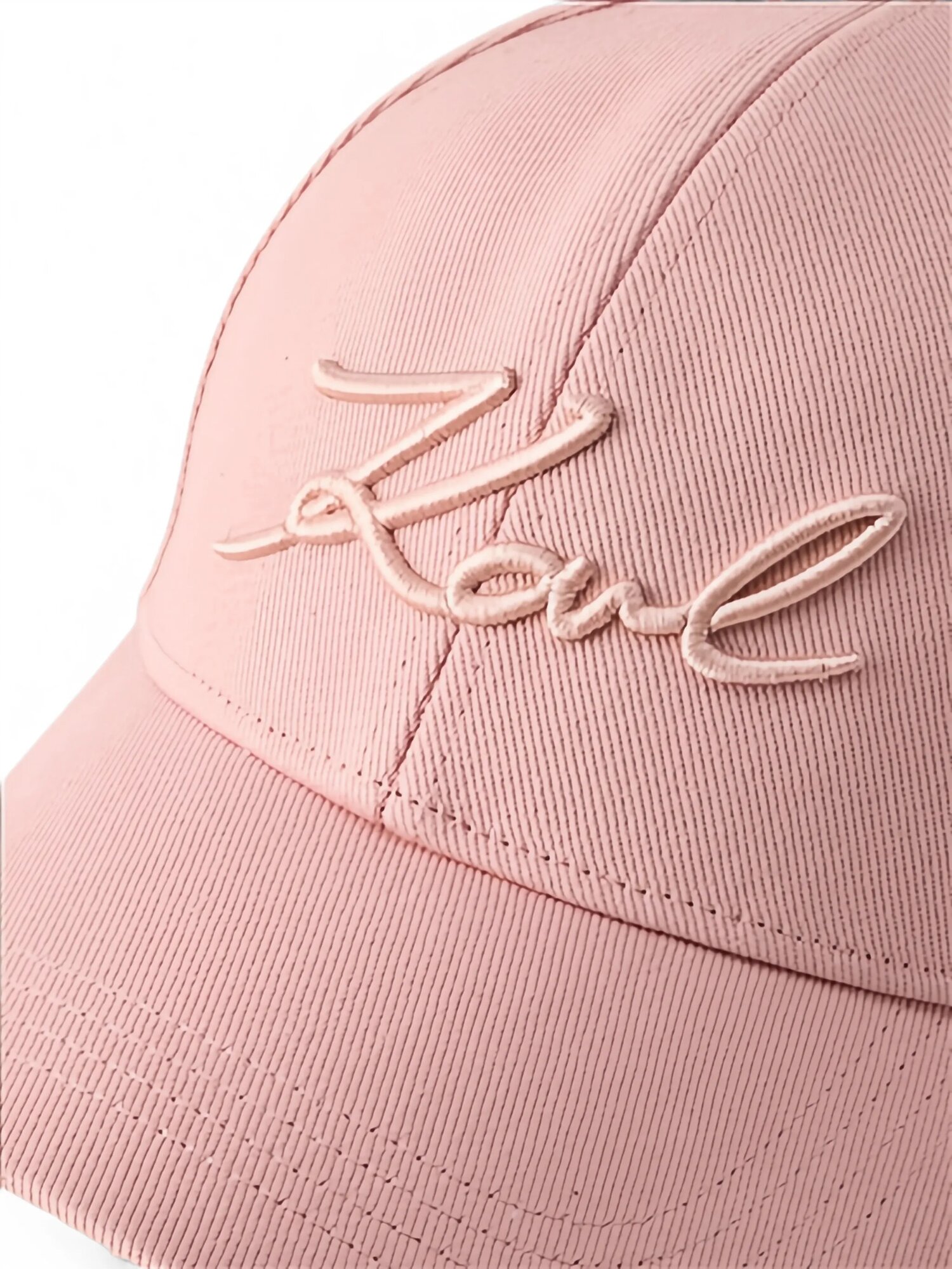 Кепка Karl Lagerfeld K Signature baseball cap для девочек, размер OneSize, coral pink — фото 1