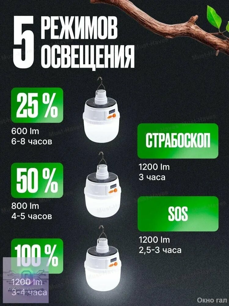 Кемпинговый фонарь
