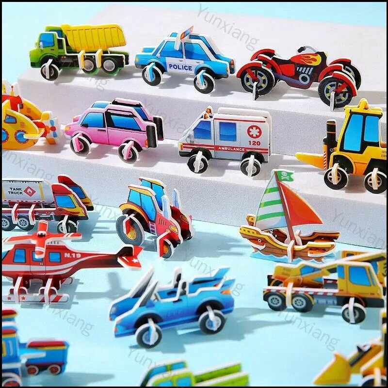 Маленькие головоломки для детей, 3D, бумага 30 шт