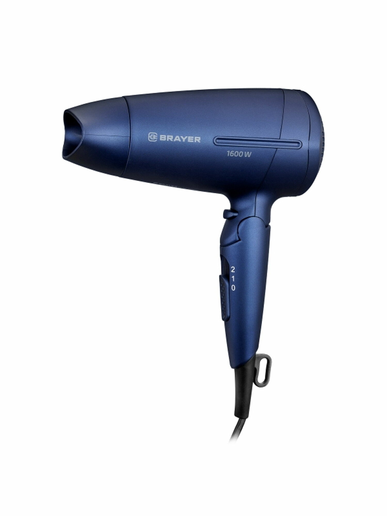 Фен 3020BR-BL, 1600 Вт, 2 скорости, складная ручка, шнур 1.8 м