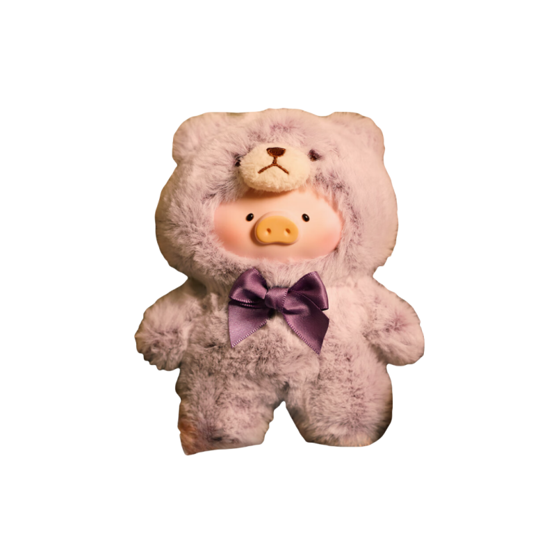 Игрушка унисекс 52TOYS LuLu Pig Винтажная витрина игрушек Мечтательная коробка, Confirmed-Small Hidden Style-Shy Teddy (Open)