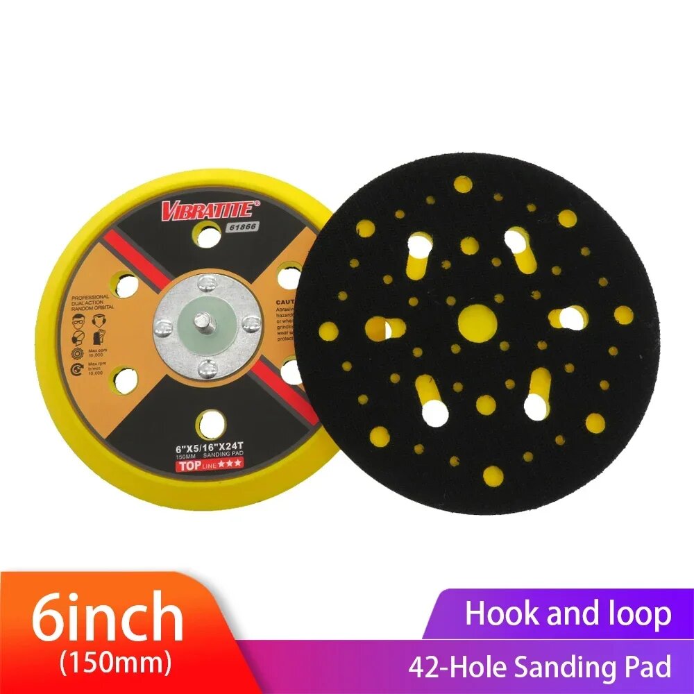 Шлифовальная пластина VIBRATITE 6", multihole