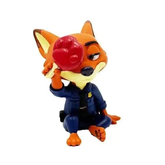 Коллекционная фигурка Bandai Tomy Gashapon: Ник, Джуди, Баймакс — играющие в прятки A