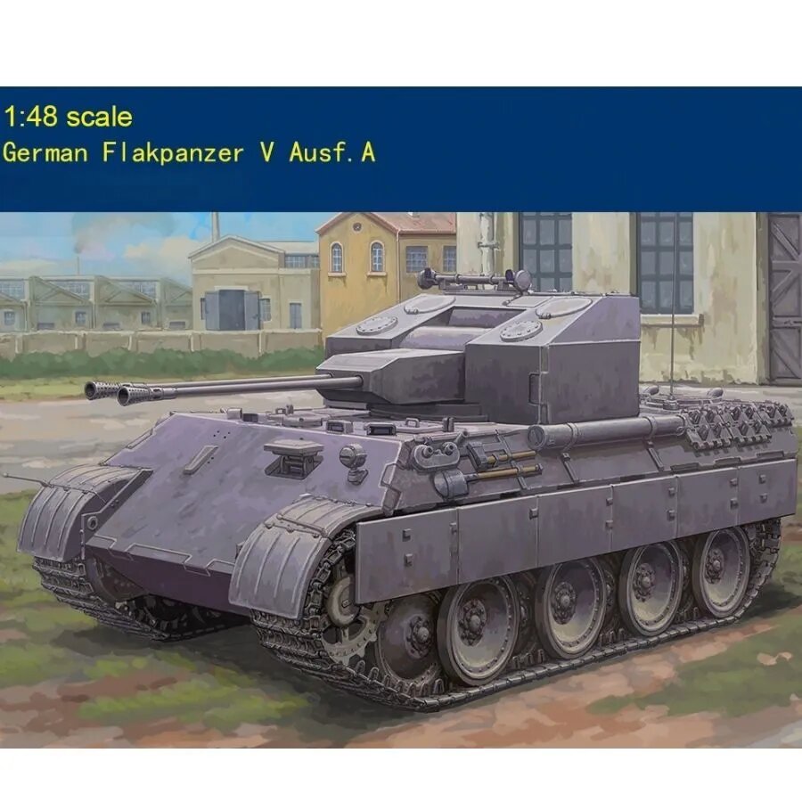 HOBBY BOSS 84832 1/48 Hемецкий флакпанцер V Ausf. Пластиковый танк модели сборки