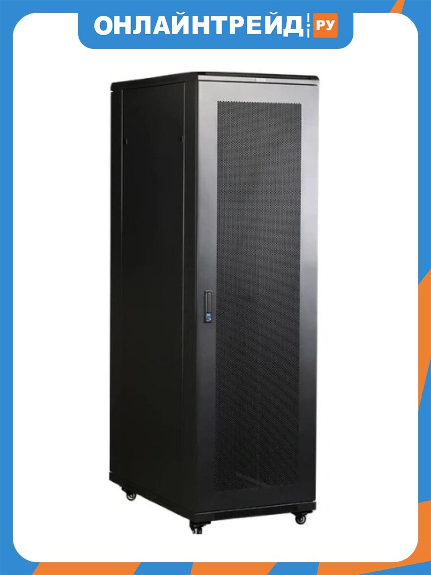 Шкаф Twt 19" Business, 18U 600x1000, черный, передняя дв. перфорир, задняя дв. распашная перфорир. (-CBB-18U-6x10-P1)