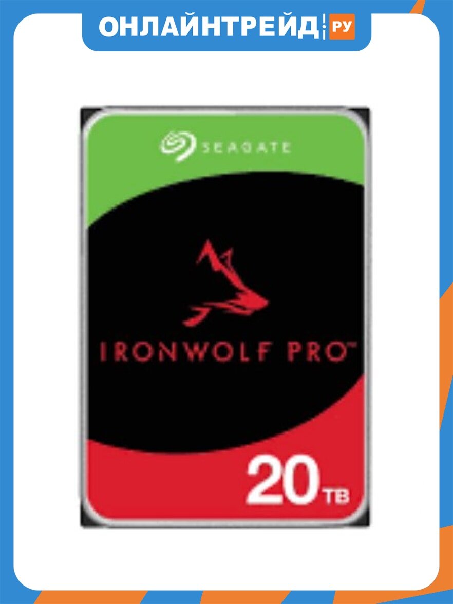 Жесткий диск Seagate 3.5" NAS Ironwolf Pro 512E SATA-III 20TB (7200rpm) 256Mb (ST20000NT001)