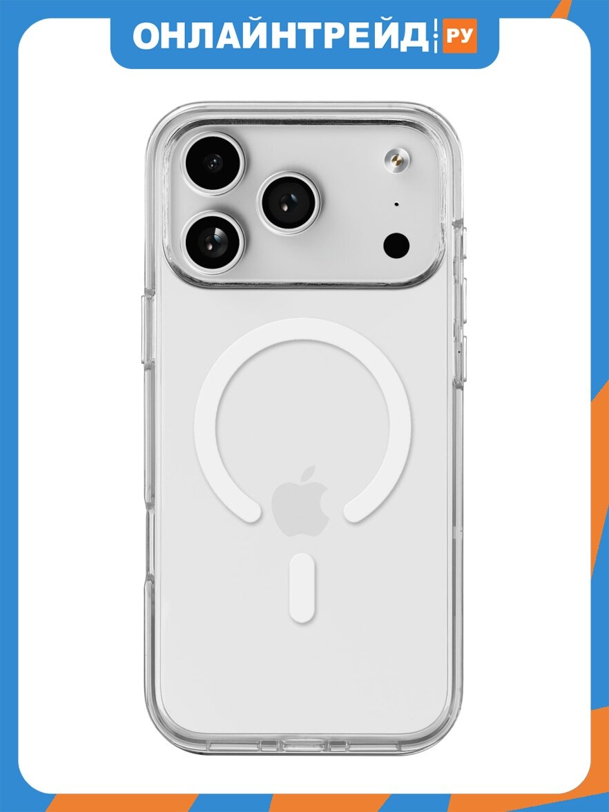 Чехол Ubear Vision Case для Apple iPhone 17 Pro Max, усиленный, прозрачный