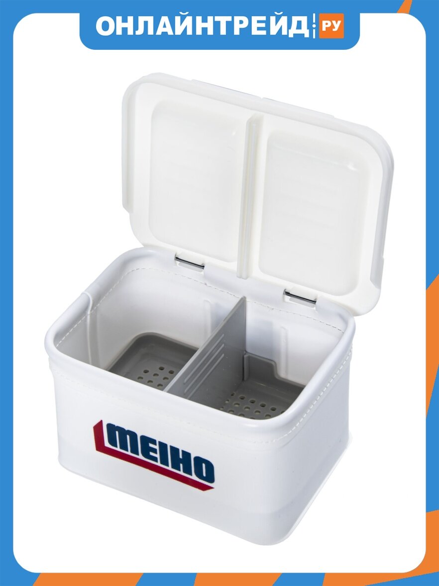 Meiho Коробка рыболов. для нажив. с крыш. EVA BAIT BOX BM-L 150х120х80