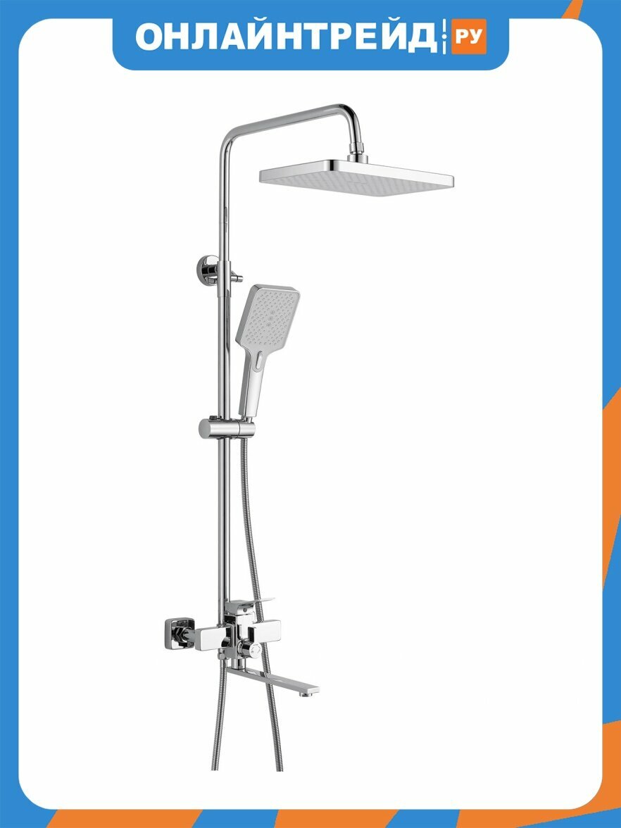 Душевая система Shevanik S6136, хром