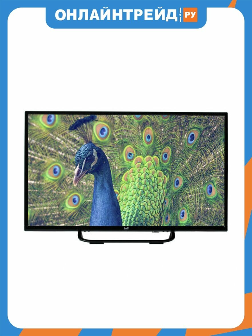 Телевизор Leff 32H240S, IPS, черный