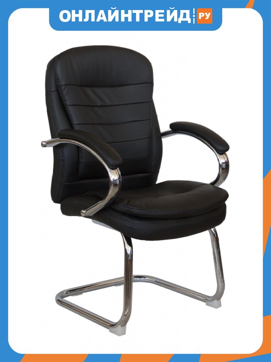 Кресло офисное Riva Chair RCH 9024-4 Черный QC-01