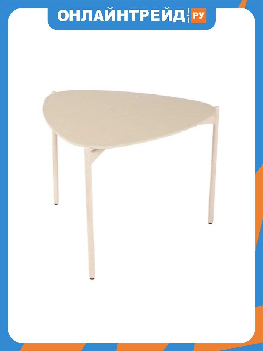 Столик Stool Group Erida, керамика, кремовый