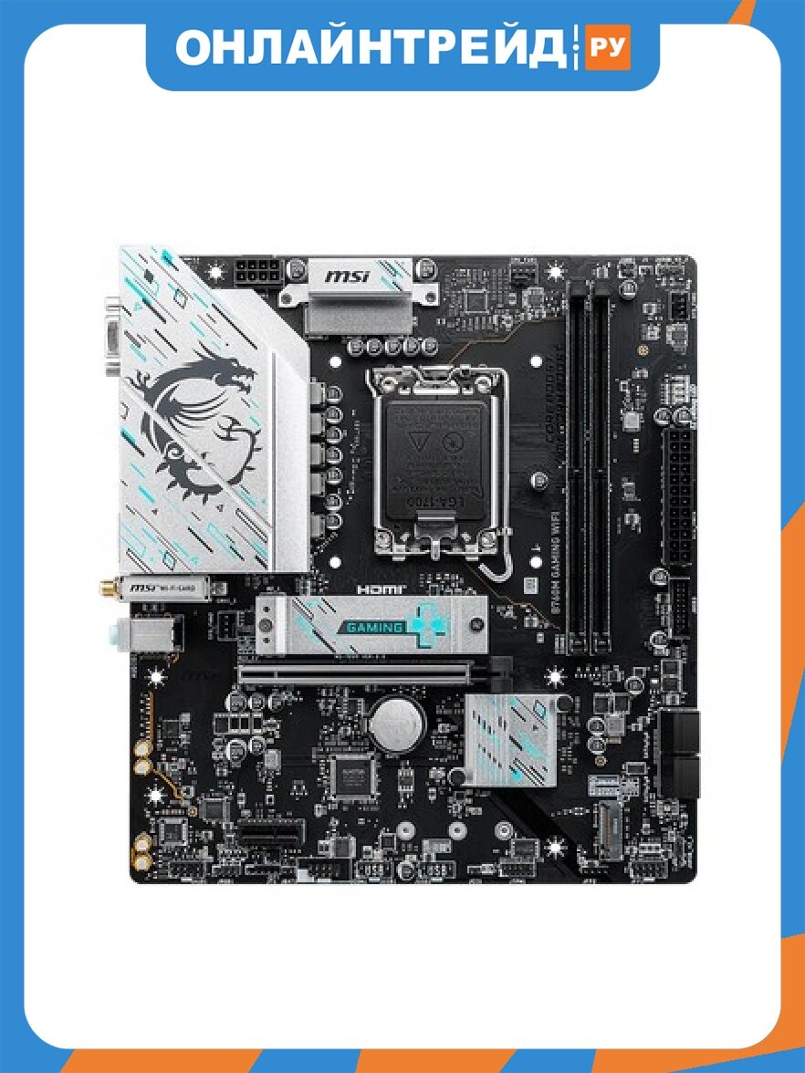 Материнская плата Msi B760M GAMING WIFI (LGA1700, ATX)