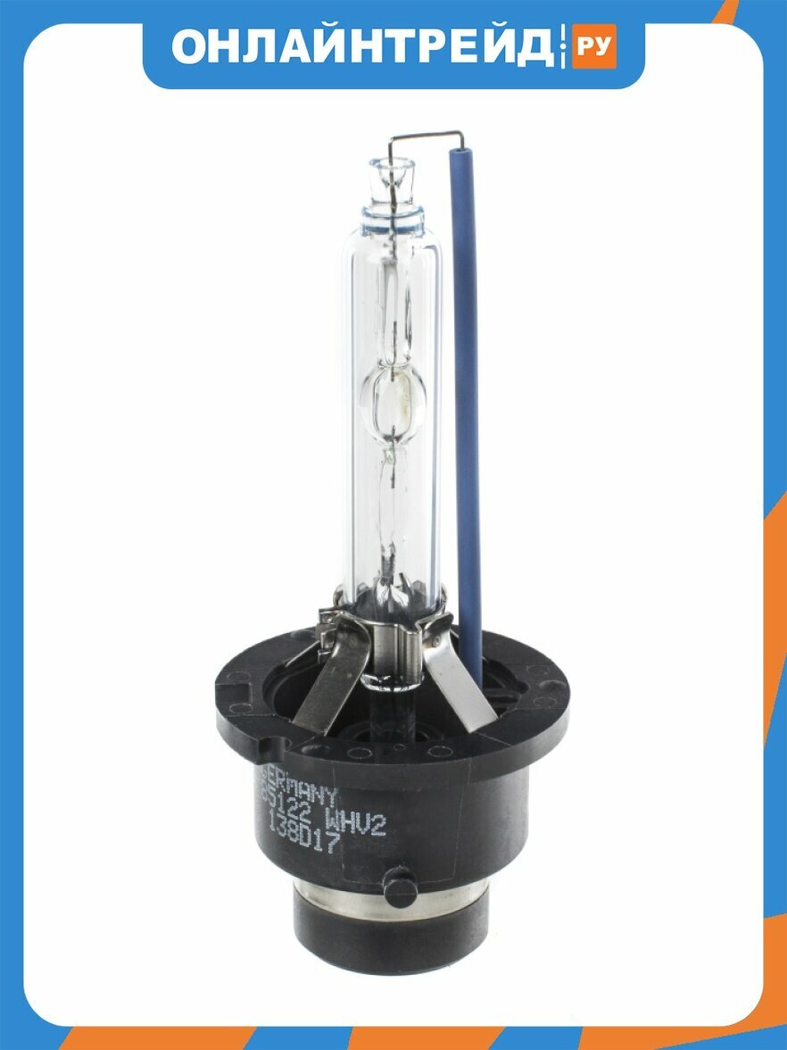 Лампа автомобильная Philips Xenon WhiteVision gen2 D2S 5000K 85V 35W, 1шт, 85122WHV2C1