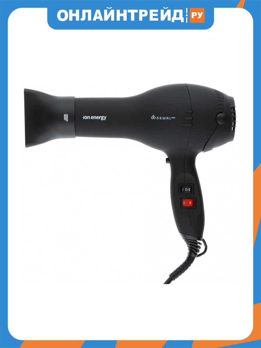 Фен Dewal Professional Dewal ION Energy 03-8800 Black, черный