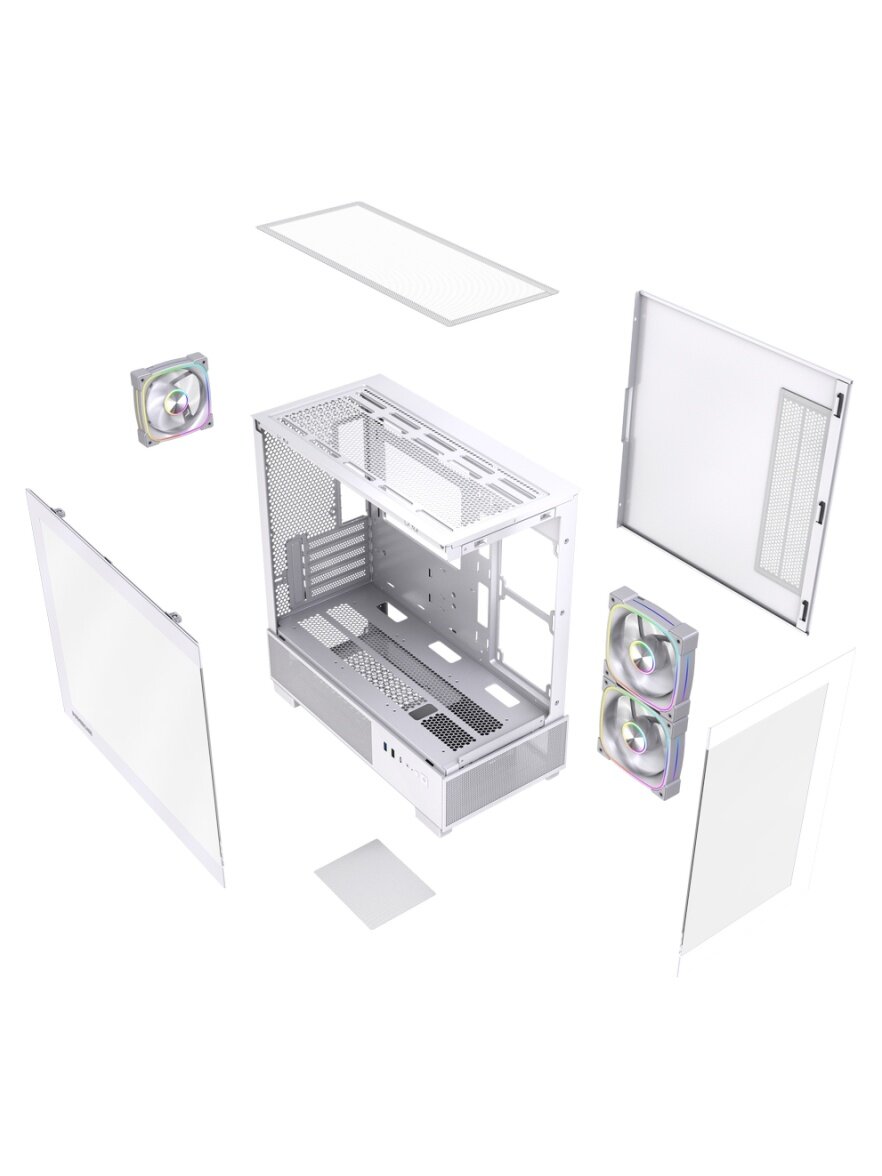 Корпус Powercase Vision Micro S3W, белый (CVMMSW-A3) — фото 1
