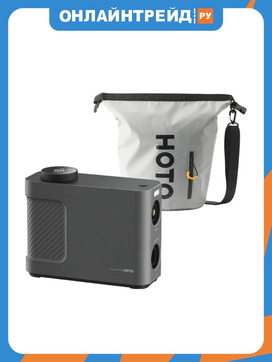 Автомобильный компрессор Hoto Air Pump Master, чёрный