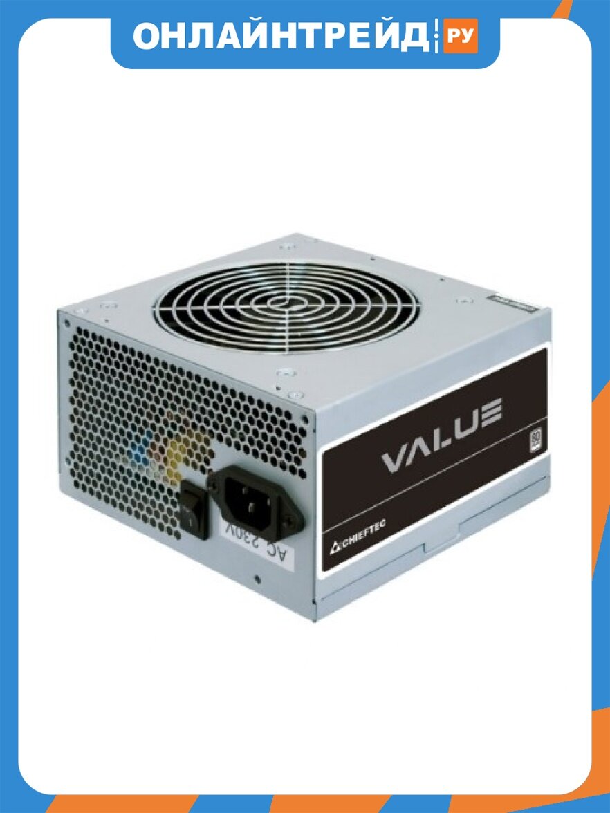 Блок питания Chieftec Value, 600W, 80+ Standart (APB-600B8)