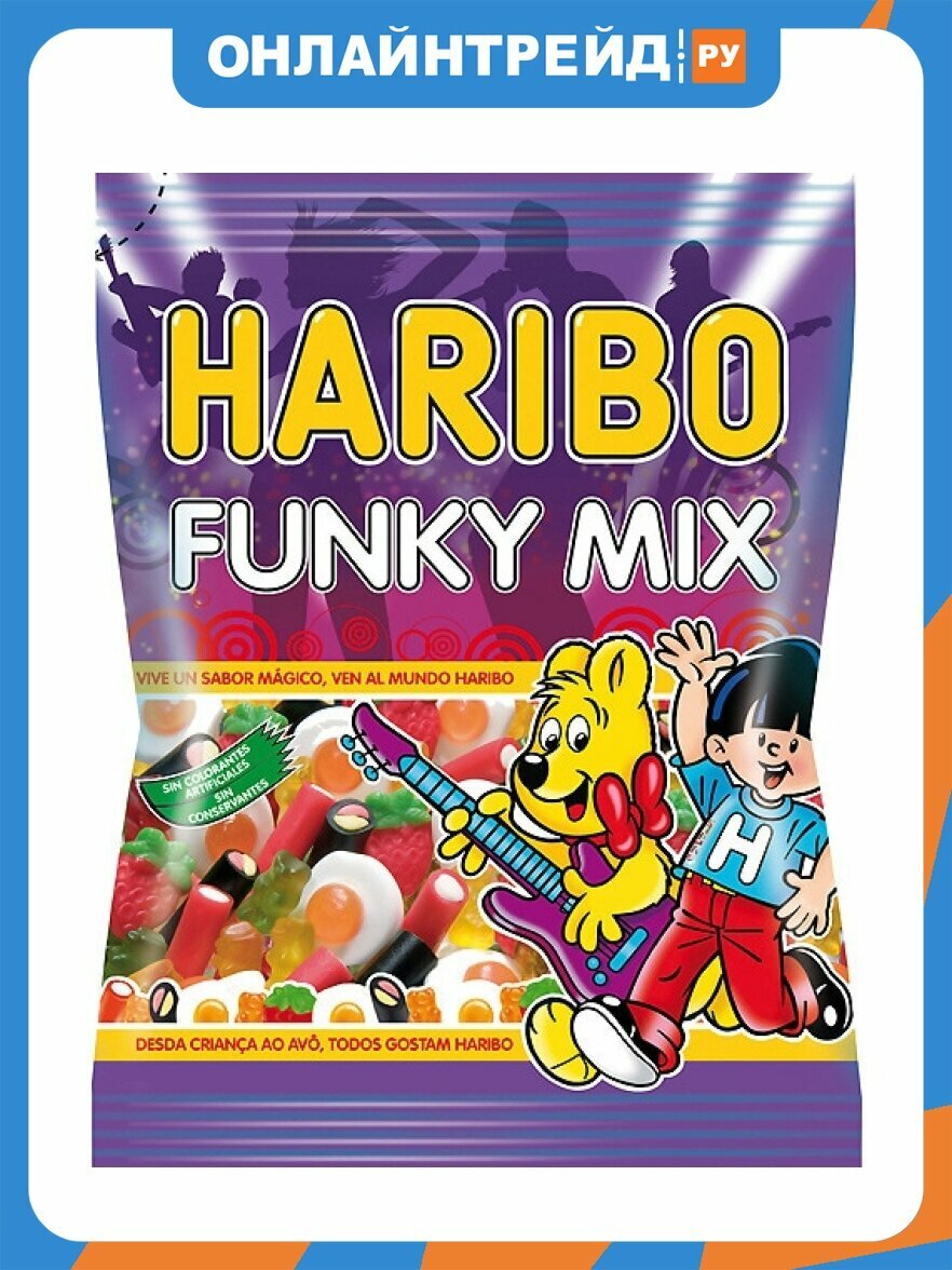 Жевательный мармелад Haribo Звездный микс 100 г