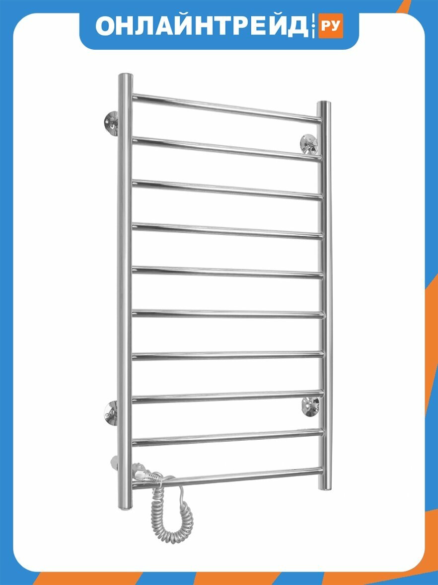 Полотенцесушитель электрический с сухим кабелем Domoterm DMT 109-10 50x90 EK L