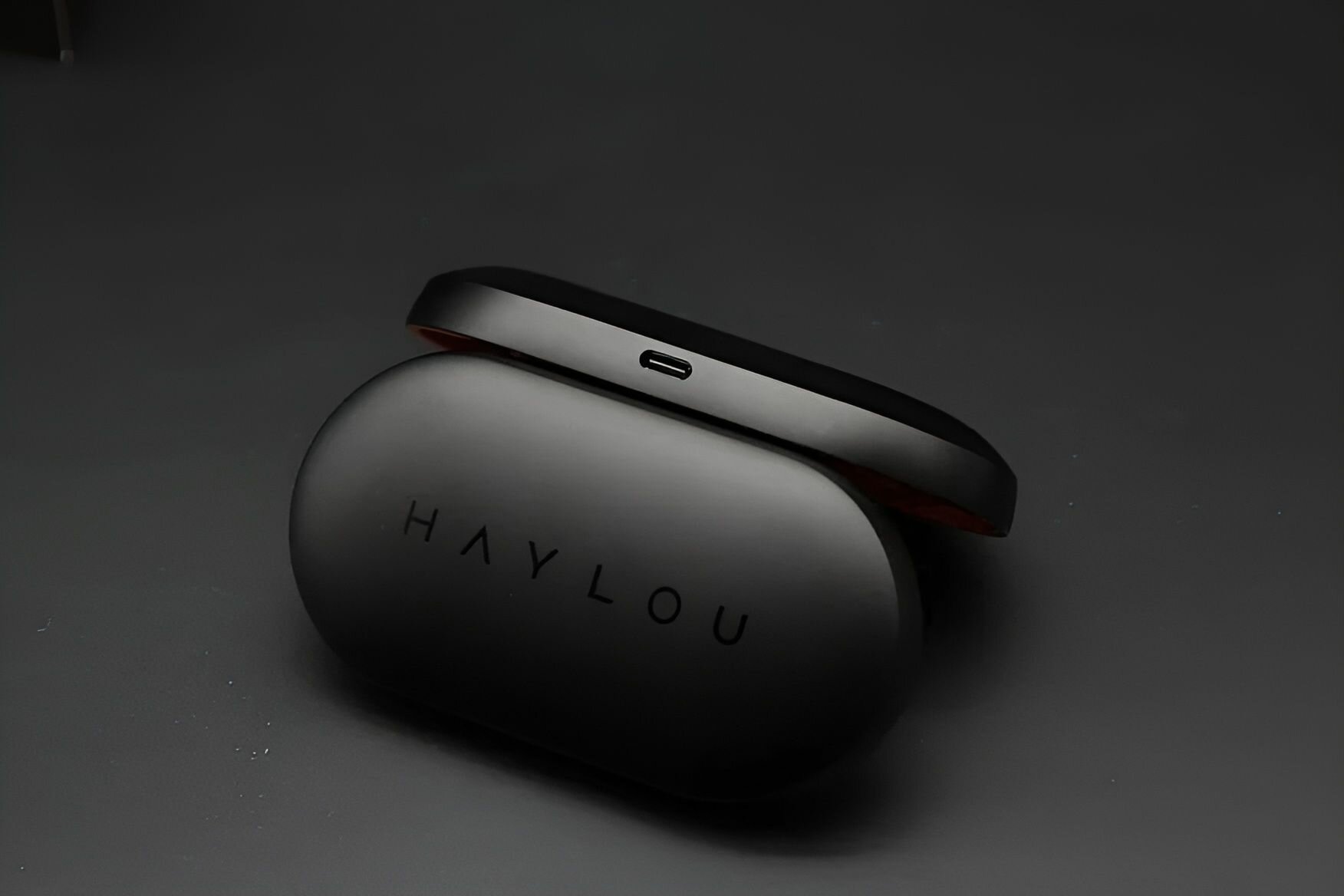 Беспроводные наушники Haylou PurFree Buds OW01 (Black/Orange)