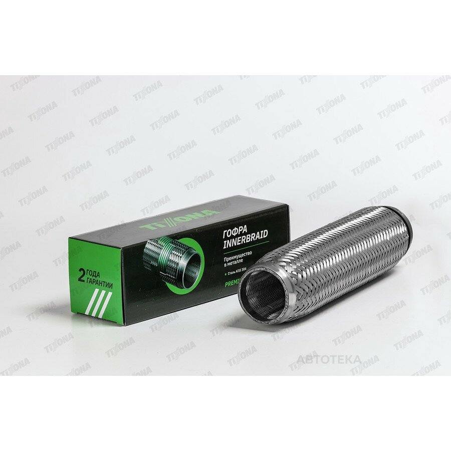 Труба гофрированная универсальная 55x300 InnerBraid AISI 304 TIXONA 55300