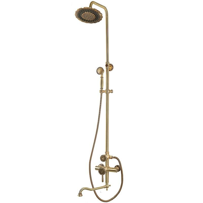 Душевая система Bronze de Luxe Виндзор 10120DDF Бронза