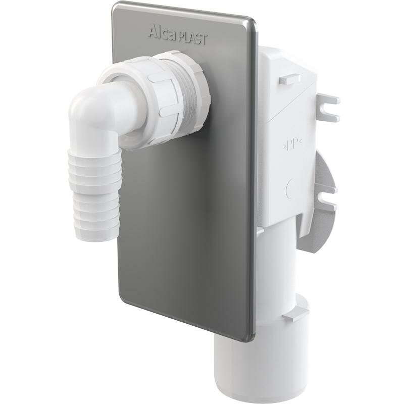 Сифон для стиральной машины Alcaplast AG210321100 (APS3) Полированная сталь