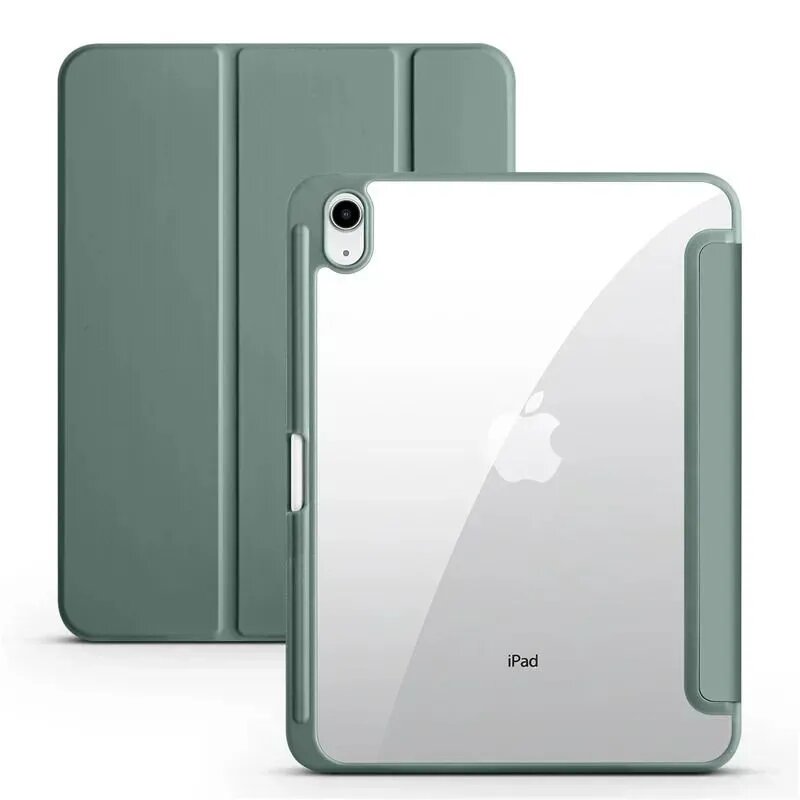 Умный чехол Для For Apple iPad 11th (A16) 11 дюйма 2025 A3354/A3355/A3356 защитный чехол с держателем карандаша совместимый iPad 10th Поколение 10.9" A2696/A2757/A2777 корпуса планшета