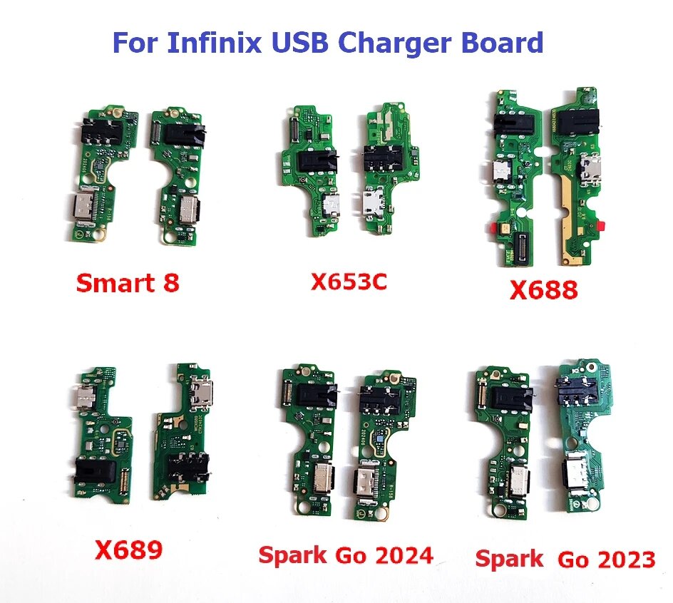 Зарядка для Infinix Smart 8 X6525, гибкий кабель