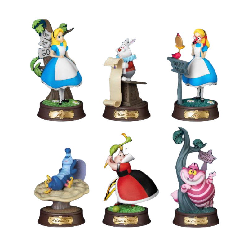 Набор из 6 коллекционных фигурок Disney "Алиса в Стране чудес", Set (6 Pieces)