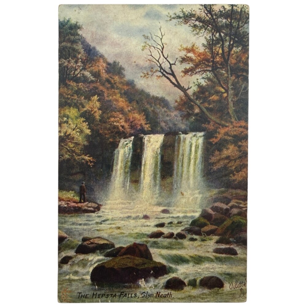 Почтовая открытка "Лонгстафф - Хепсте, Глин-Нит" 1905-1915 гг. Raphael Tuck & Sons. Великобритания