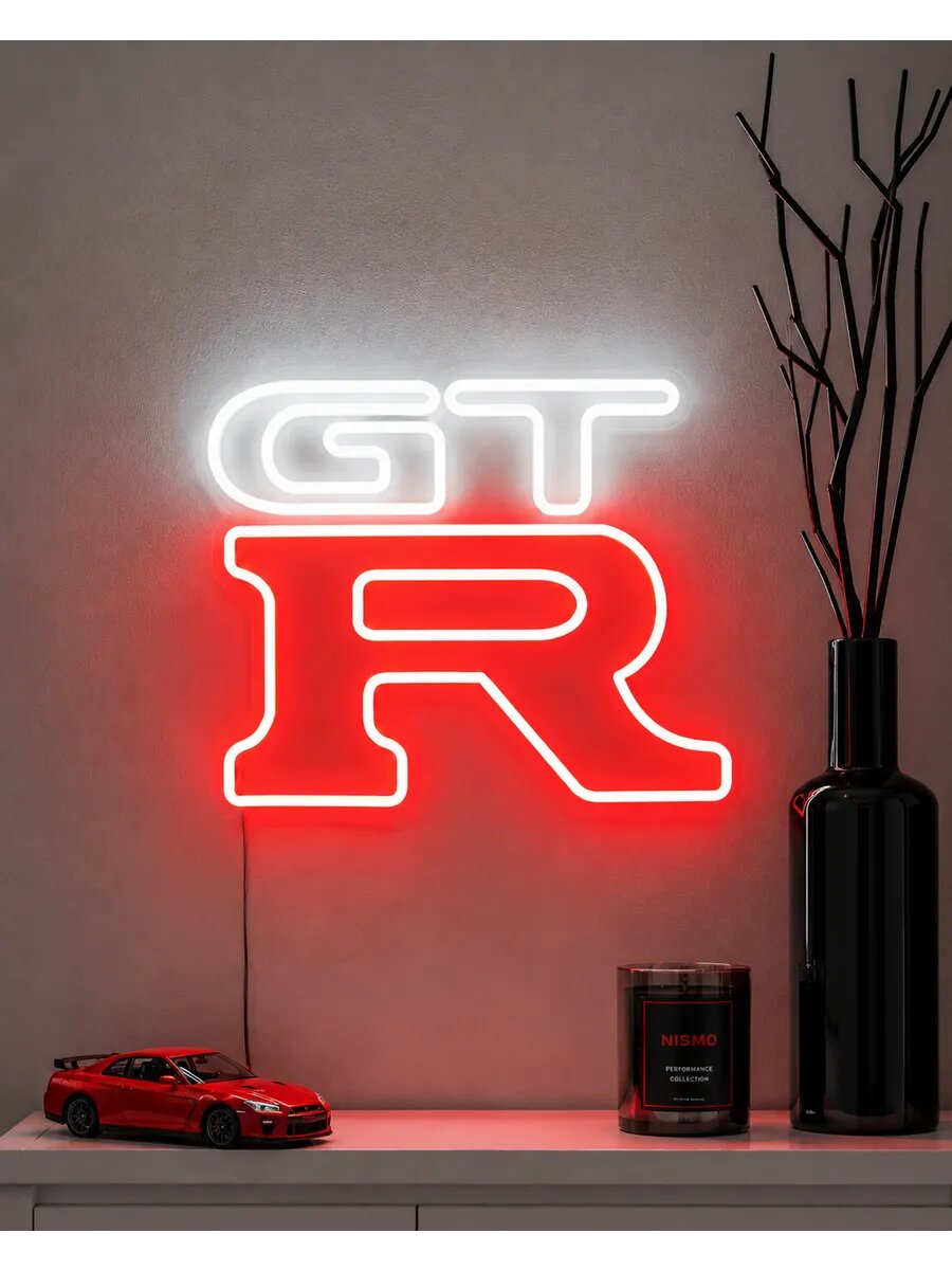 "Nissan GTR" неоновая лампа, светильник