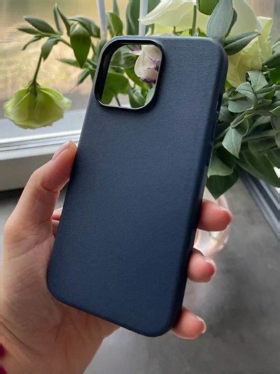 Чехол на iPhone 13 Pro, MAG NOBLE c поддержкой беспроводной зарядки, темно-синий