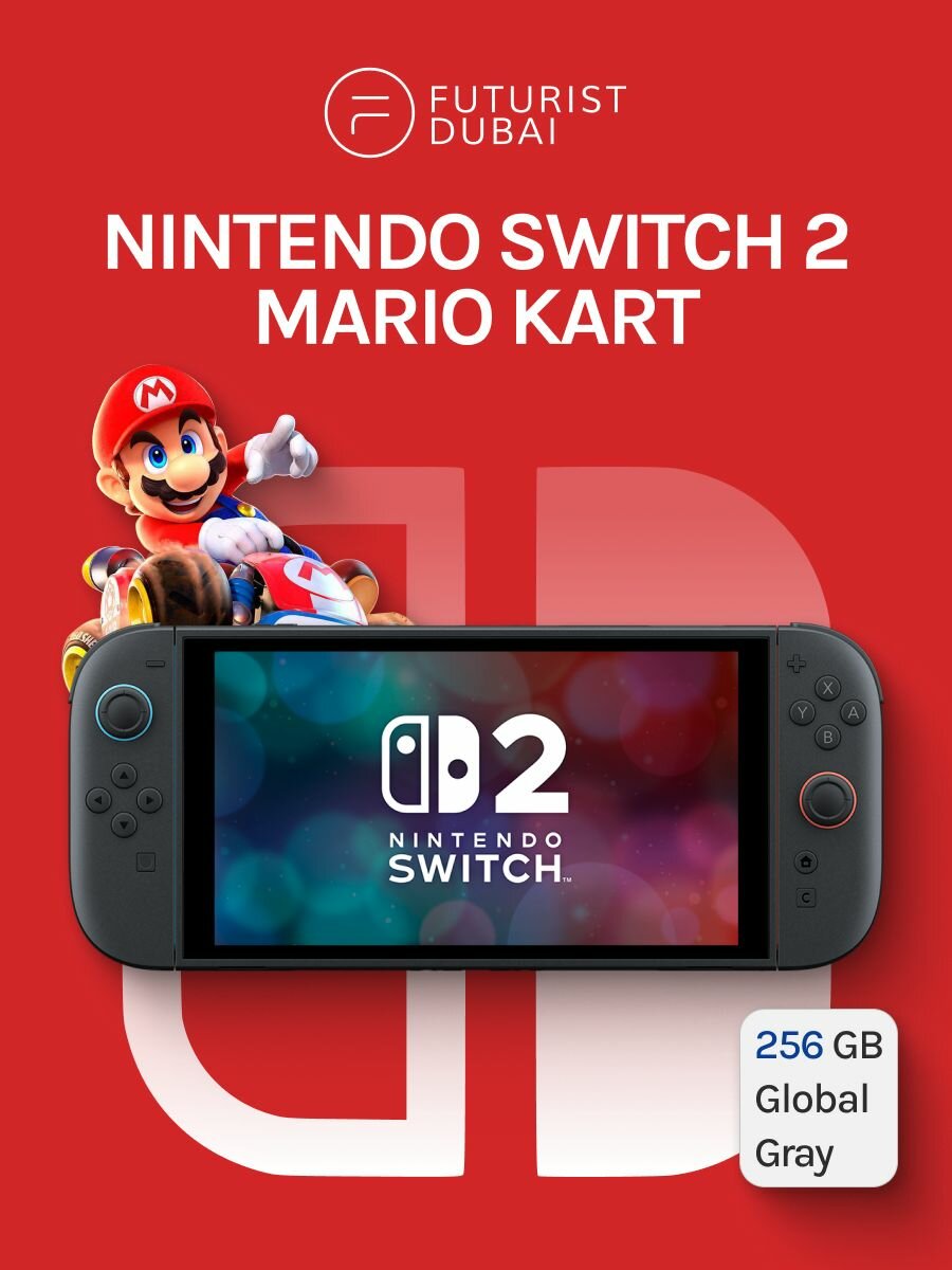Игровая консоль Nintendo Switch 2 с игрой Mario Kart World (глобальная версия)