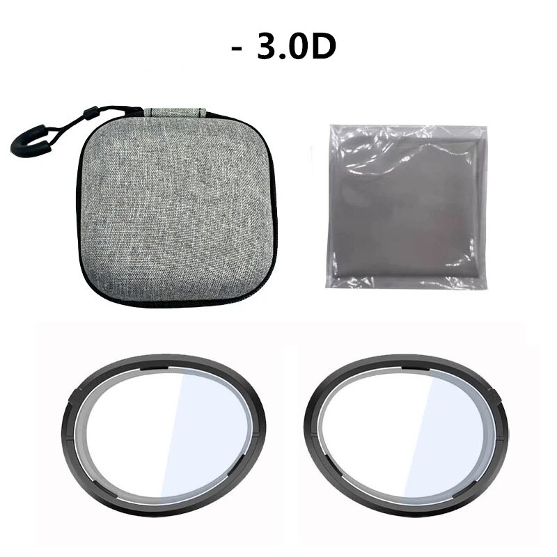 Линзы для Apple Vision Pro -3.0D, магнитные, антибликовые
