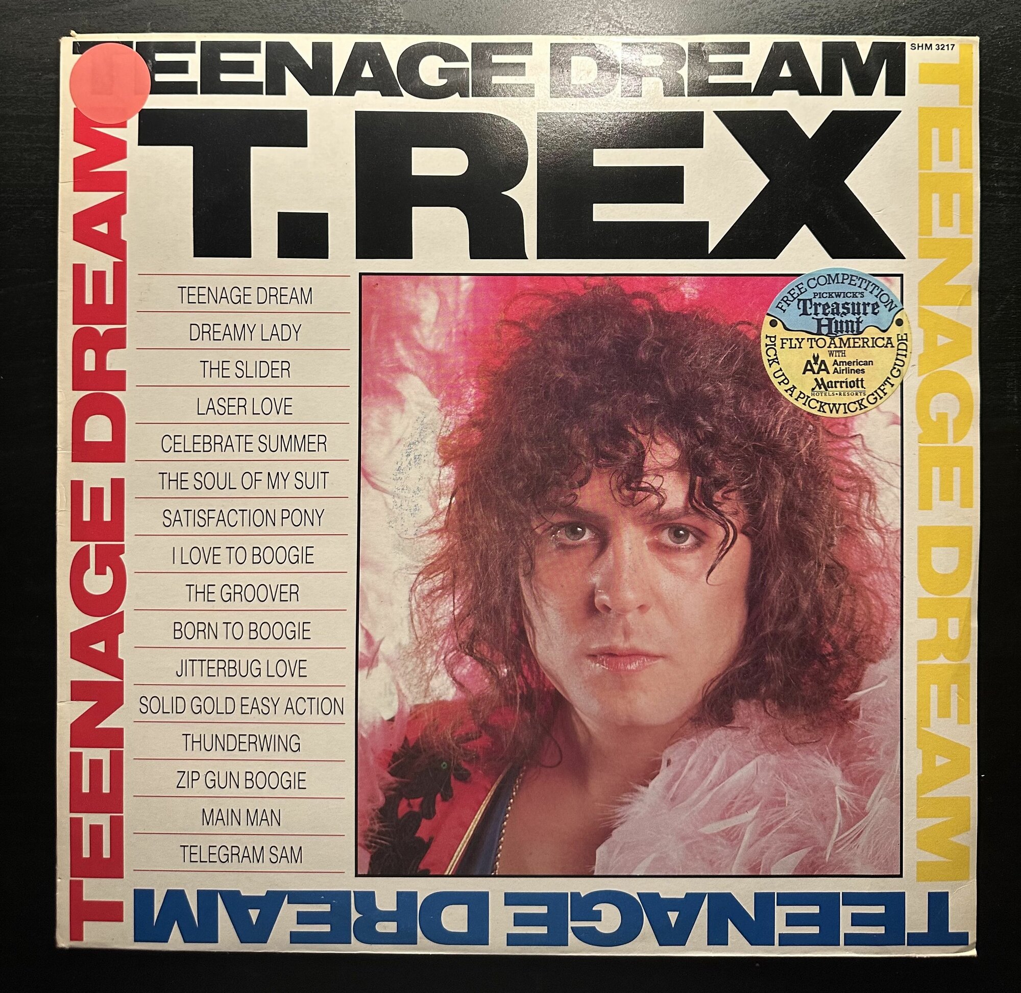 Виниловая пластинка T. Rex Teenage Dream (Англия 1987г.)