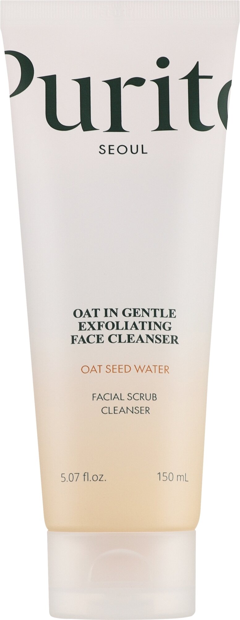 PURITO Мягкое отшелушивающее очищающее средство для лица Oat In Gentle Exfoliating Face Cleanser 150мл
