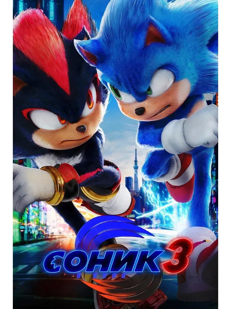 Соник 3 в кино (2024) (флешка)