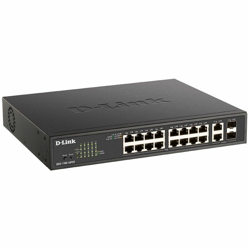 Коммутатор D-Link DGS-1100-18PV2/A