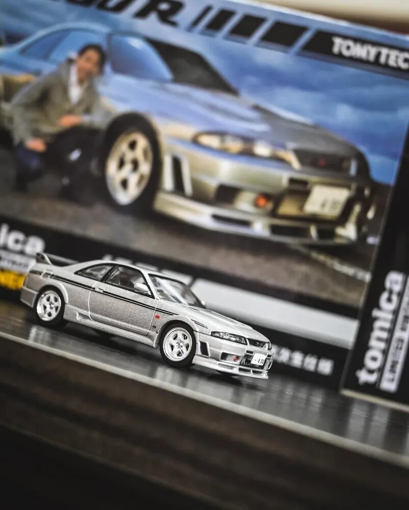 Машинка Tomytec 1/64 Tomica Limited Vintage(TLV)LV-N305d Nissan Nismo Silvery Alloy Car Model Collection Gift