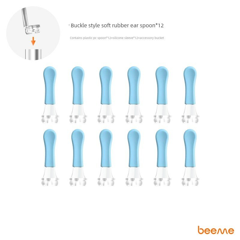Оригинальные металлические аксессуары Hummingbird Bebird X17/X7/M9/T5/B2/K10/A2/C3/R3/R1/B1 12 мягких резиновых ложек