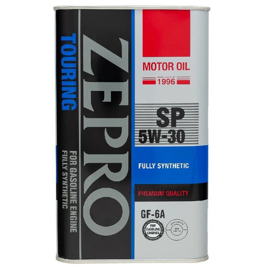 ZEPRO 42510010 масло моторное синтетическое ZEPRO TOURING FS SP/GF-6A 5W30 1L